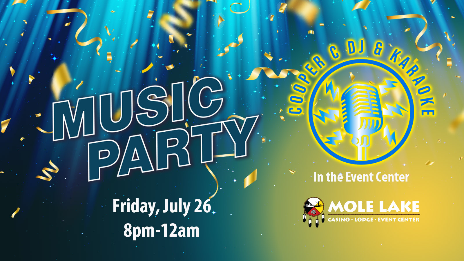 Get Your Lucky Break! - Crandon, Wisconsin - Mole Lake Casino & Lodge